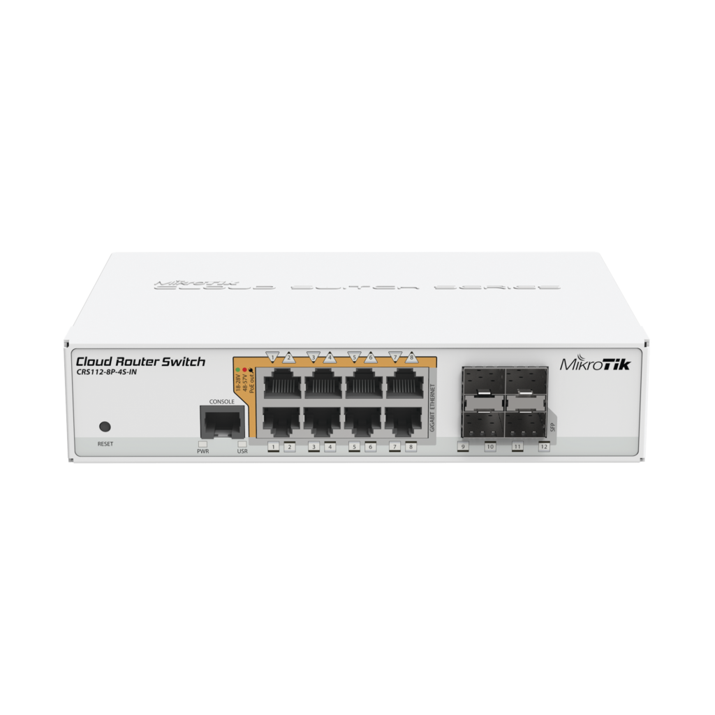 Cloud Router Switch Administrable L3, 8 puertos 10/100/1000 Mbps c/PoE ...