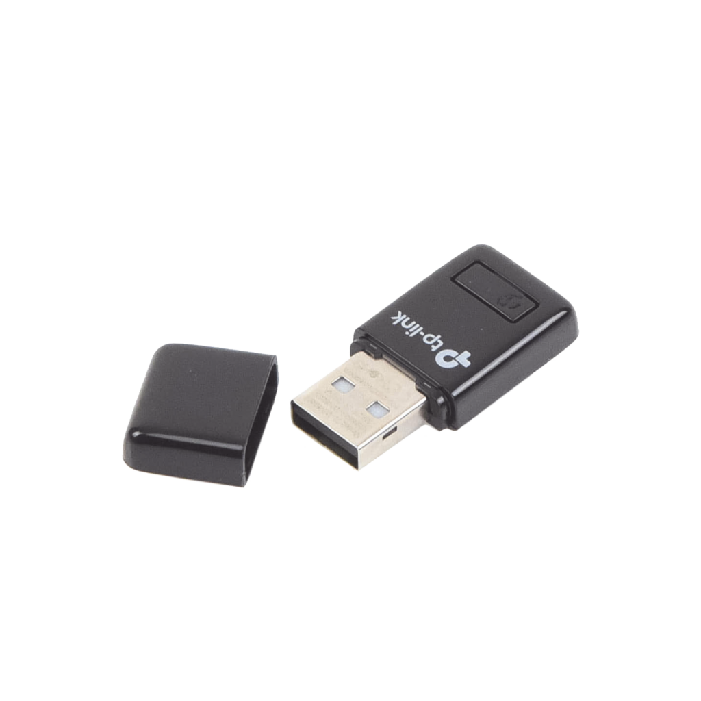 Mini Adaptador USB inalámbrico N 300 Mbps 2.4 GHz con 1 antena interna ...
